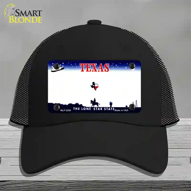 Texas State Blank Novelty License Plate Hat | Smart Blonde