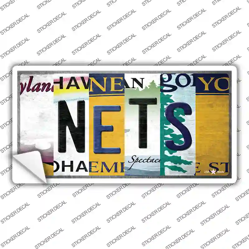 Nets Strip Art Novelty Sticker Decal | Smart Blonde