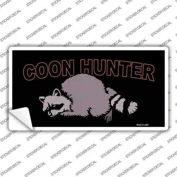 Coon Hunter Novelty Sticker Decal | Smart Blonde