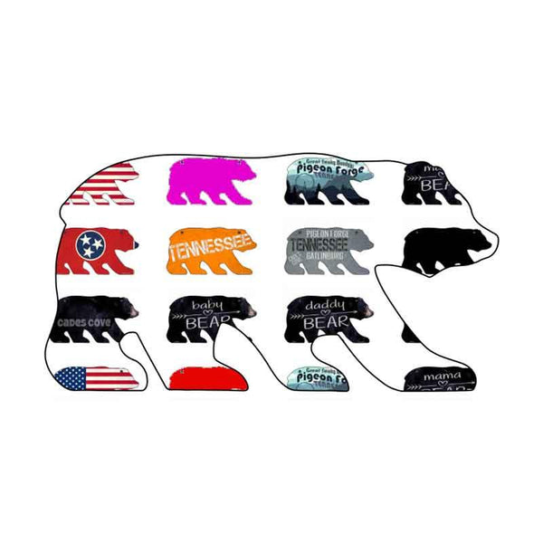 Novelty Bear Shaped License Plates - Full Collection | Smart Blonde