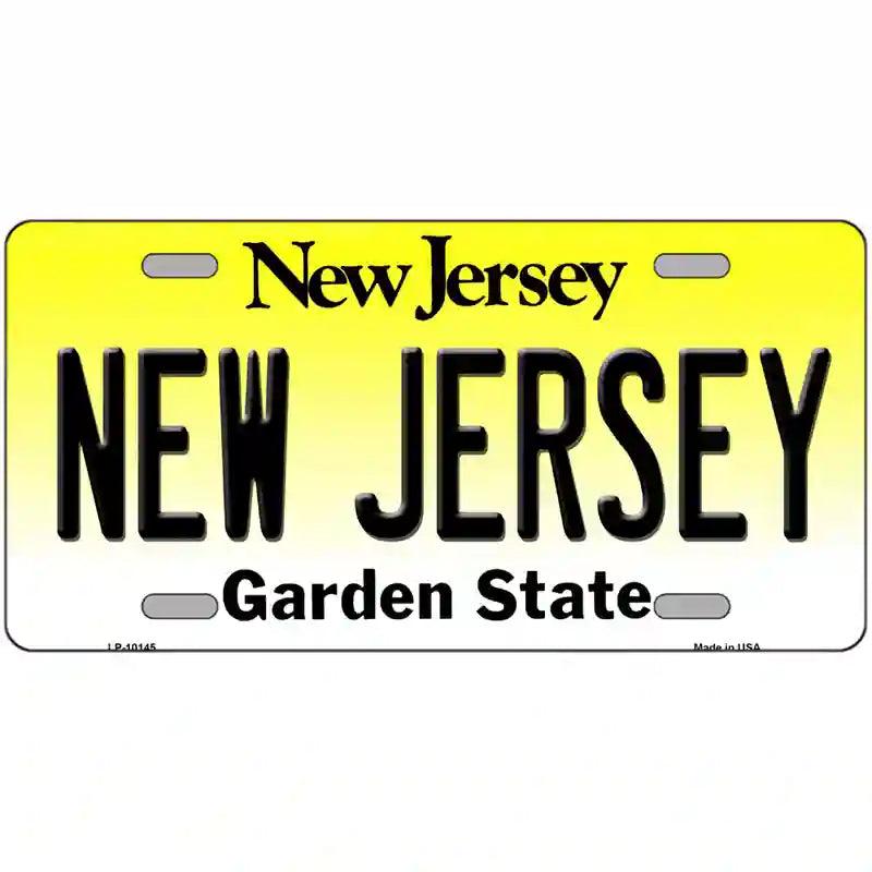 Buy New Jersey License Plates | Aluminum | Smart Blonde