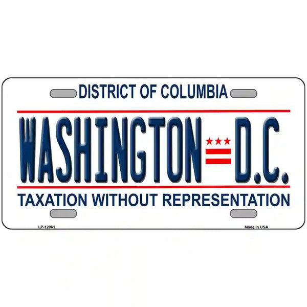 Washington DC License Plates | Aluminum | Smart Blonde