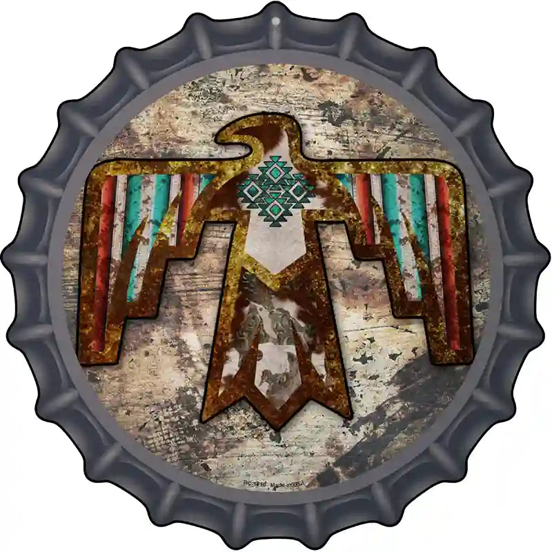 Western Phoenix Novelty Metal Bottle Cap Sign | Smart Blonde