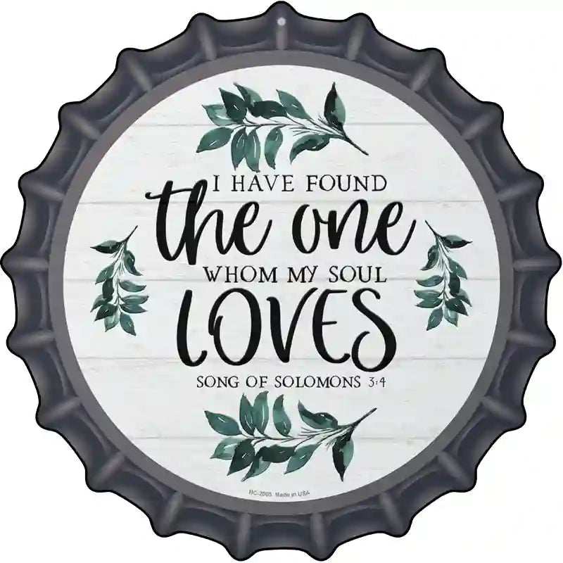 The One Novelty Metal Bottle Cap Sign | Smart Blonde
