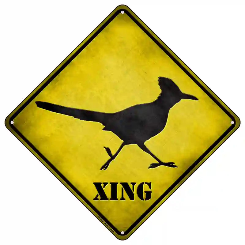 Roadrunner Xing Novelty Metal Crossing Sign | Smart Blonde