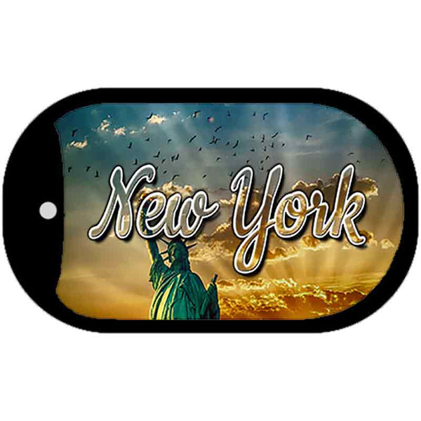 New York City Skyline Novelty Metal Dog Tag Necklace DT-11620 | Smart ...