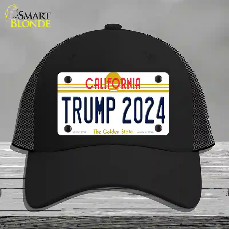 Trump 2024 California Novelty License Plate Hat | Smart Blonde