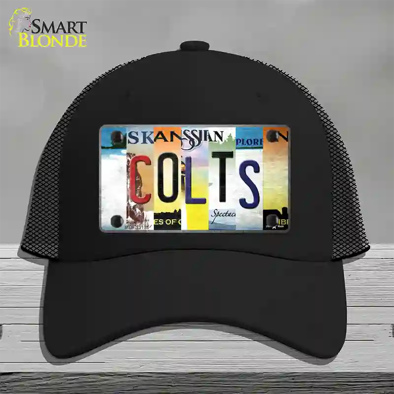 Colts Strip Art Novelty License Plate Hat Tag | Smart Blonde