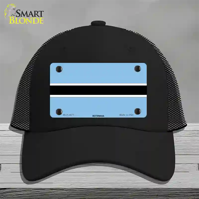 Botswana Flag Novelty License Plate Hat | Smart Blonde