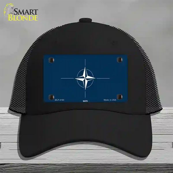 Nato Flag Novelty License Plate Hat | Smart Blonde