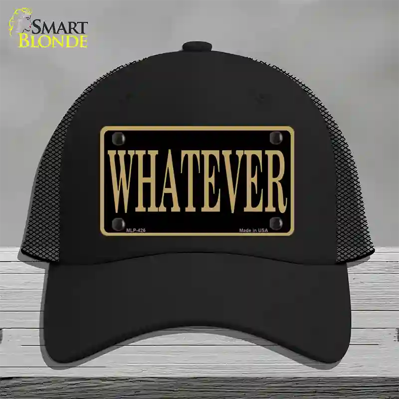 Whatever Novelty License Plate Hat | Smart Blonde
