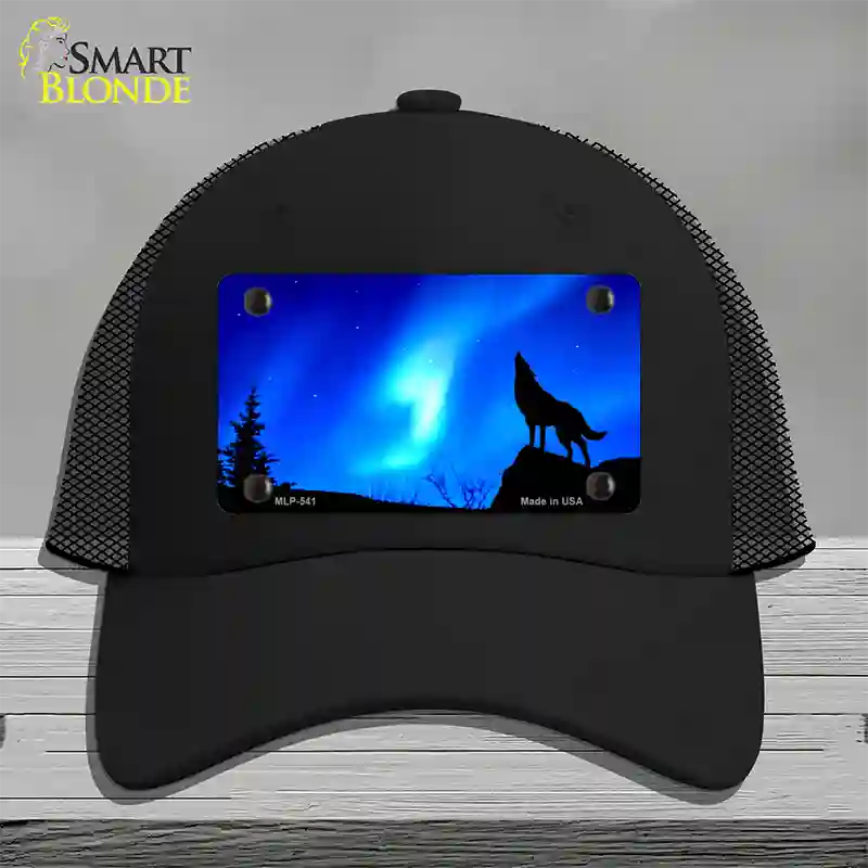 Wolf Howling Novelty License Plate Hat | Smart Blonde