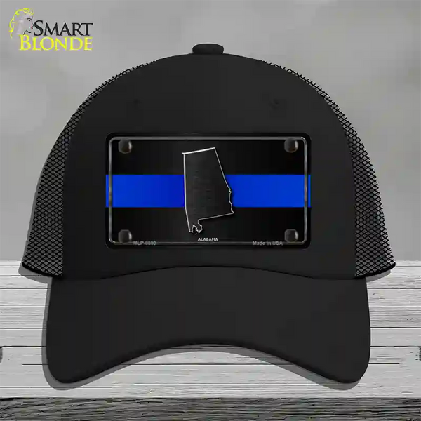 Alabama Thin Blue Line Novelty License Plate Hat | Smart Blonde