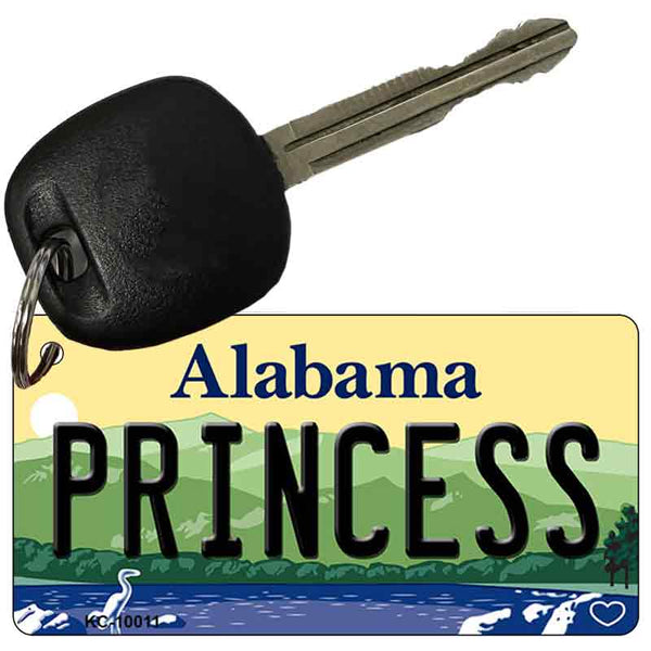 Princess Alabama Key Chain Metal Novelty KC-10011 | Smart Blonde