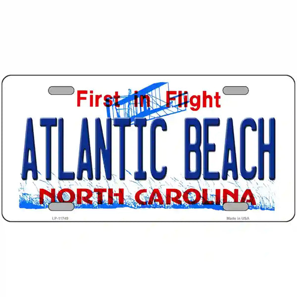 Atlantic Beach North Carolina State License Plate | Smart Blonde