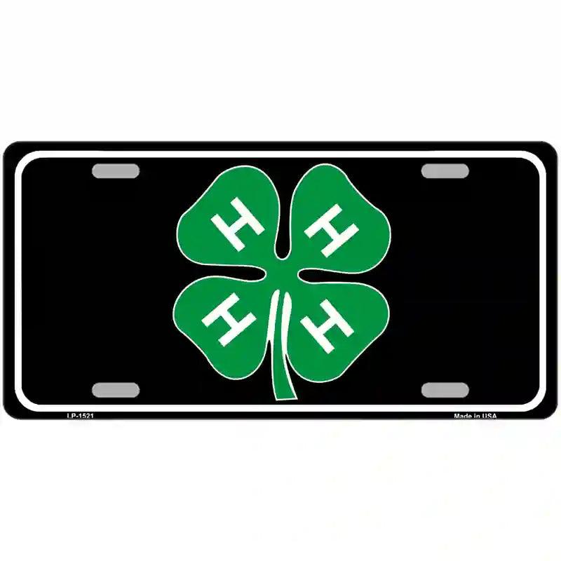 4-H Metal Novelty License Plate | Smart Blonde
