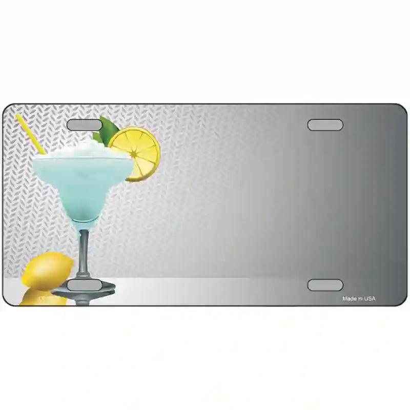 Margarita Time Offset Metal Novelty License Plate | Smart Blonde