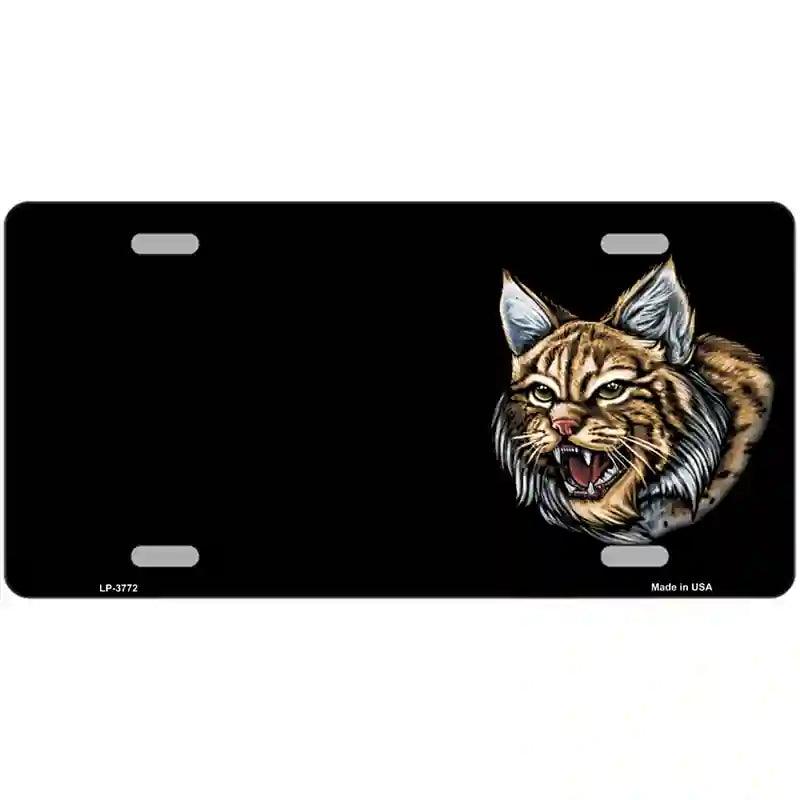 Bobcat Offset Metal Novelty License Plate | Smart Blonde
