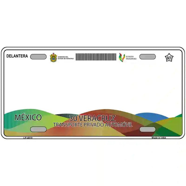 Veracruz Mexico Novelty Metal License Plate | Smart Blonde