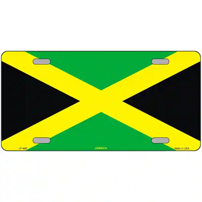 Jamaica Flag Metal Novelty License Plate | Smart Blonde