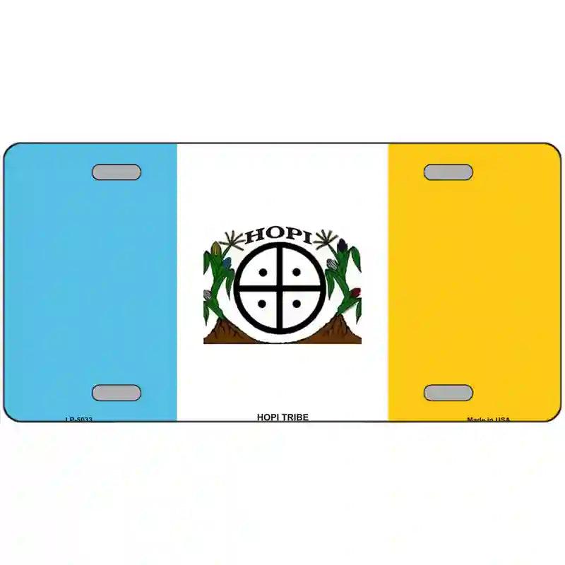 Hopi Tribe Flag Metal Novelty License Plate | Smart Blonde