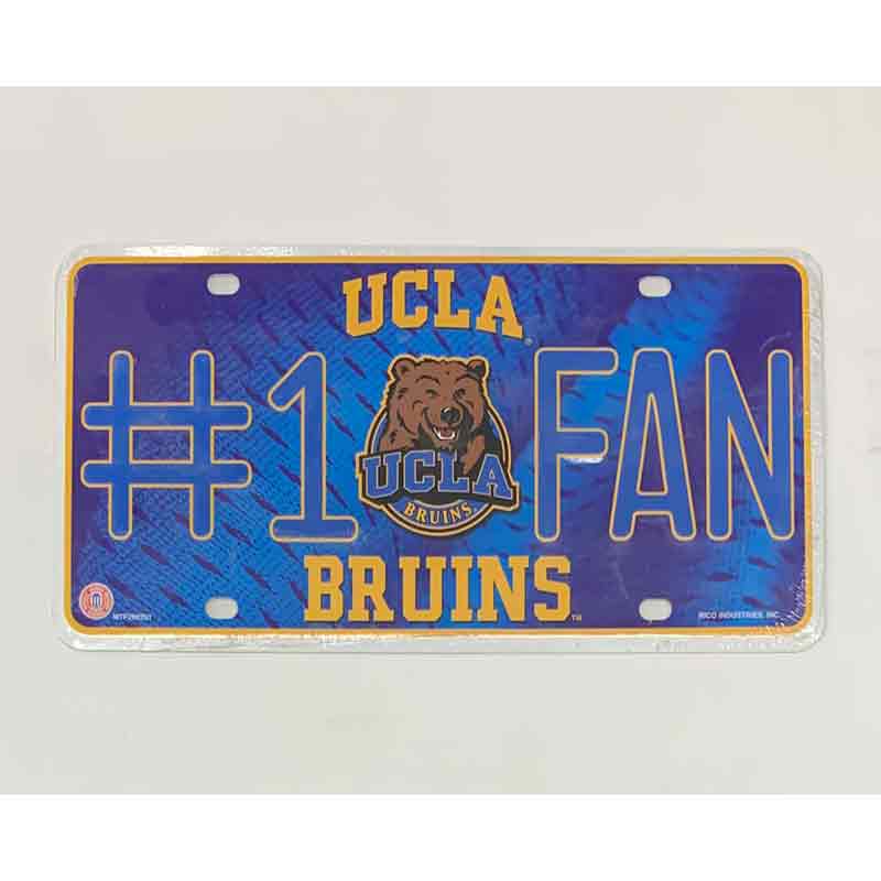 UCLA Fan Deluxe Metal Novelty License Plate | Smart Blonde