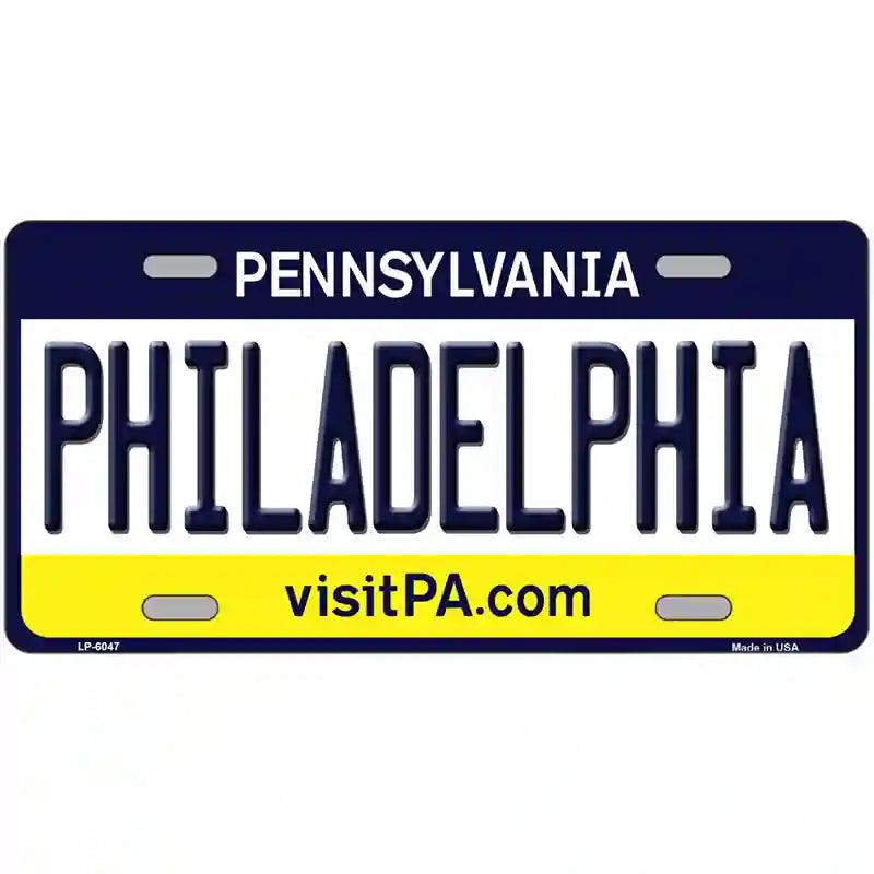 Philadelphia Pennsylvania State Novelty Metal License Plate | Smart Blonde