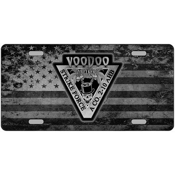 Voodoo Alumni Novelty Metal License Plate (CUSTOM) | Smart Blonde