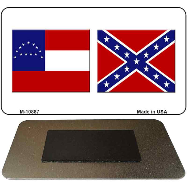 Confederate Robert E Lee Flag Novelty Metal Magnet M-10887 | Smart Blonde