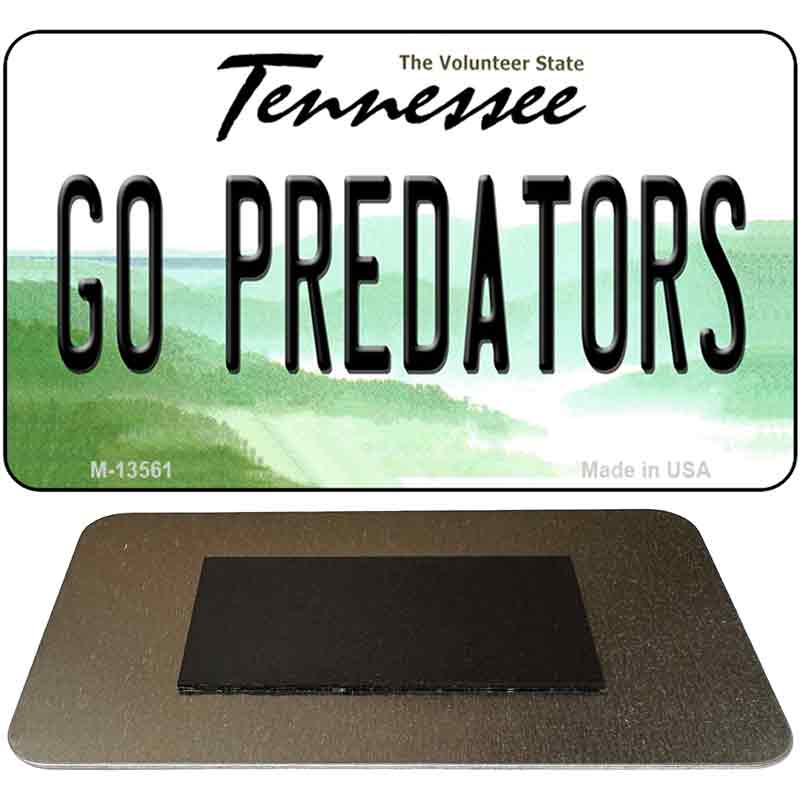 Go Predators Novelty Metal Magnet M-13561 | Smart Blonde