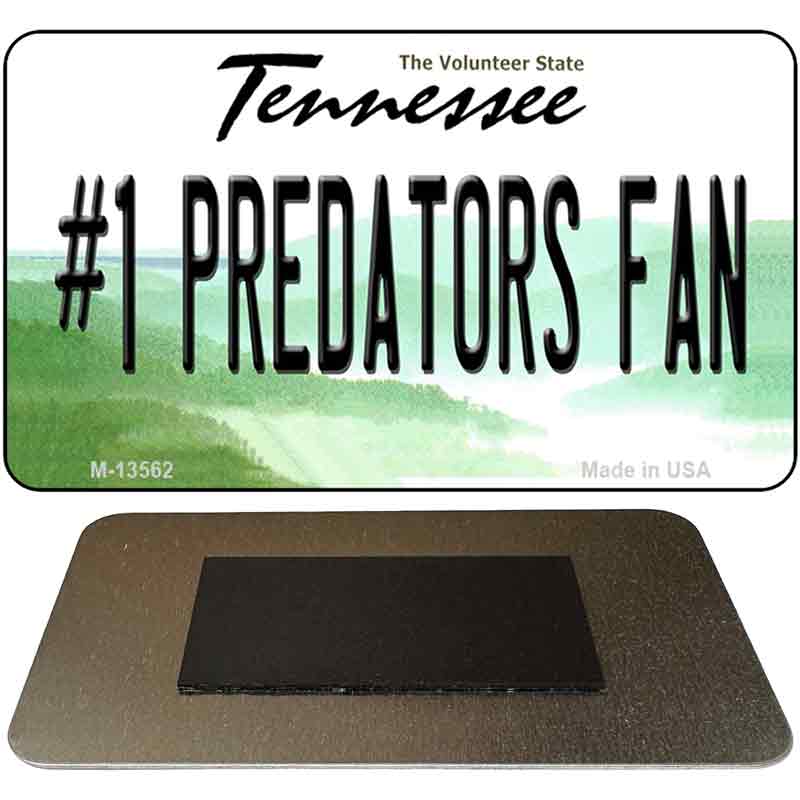 Number 1 Predators Fan Novelty Metal Magnet M-13562 | Smart Blonde