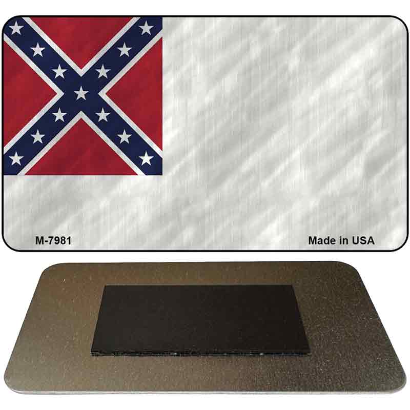 Second Confederate Flag Novelty Magnet M-7981 | Smart Blonde