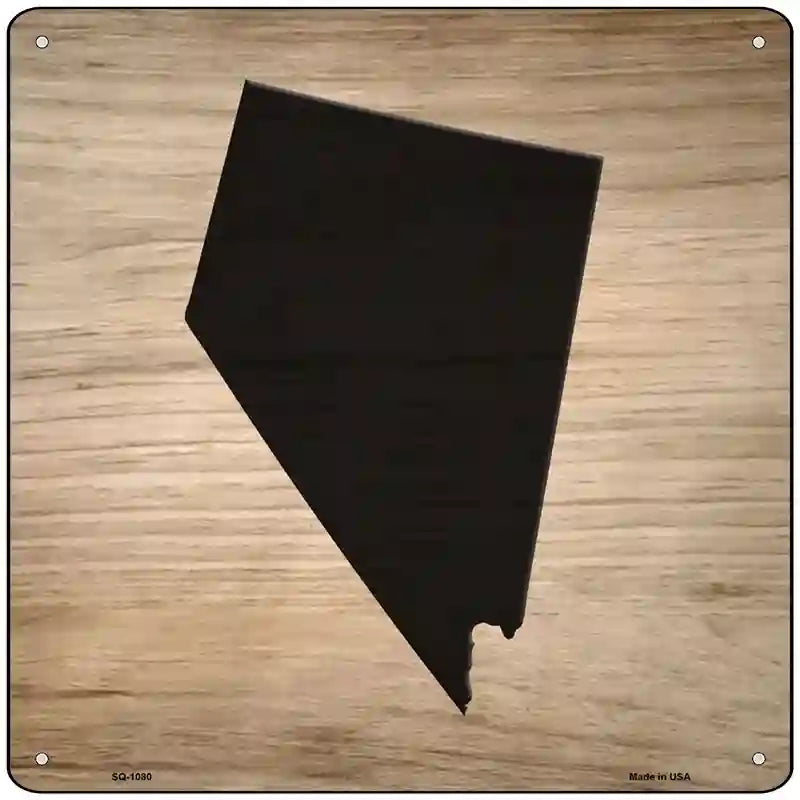 Nevada Shape Letter Tile Novelty Metal Square Sign | Smart Blonde