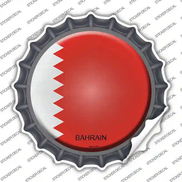 Bahrain Country Novelty Bottle Cap Sticker Decal | Smart Blonde