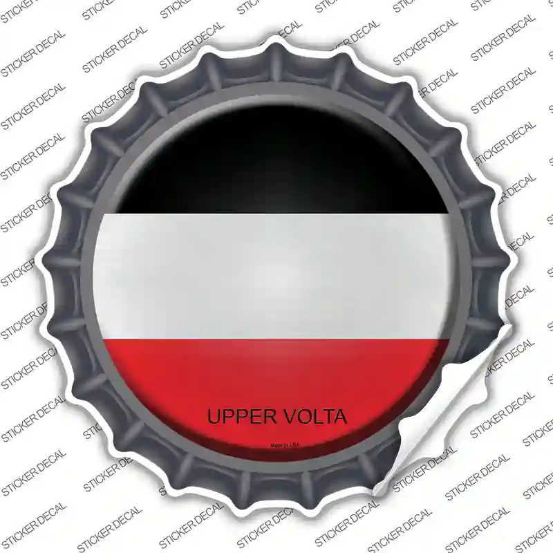 Upper Volta Country Novelty Bottle Cap Sticker Decal | Smart Blonde