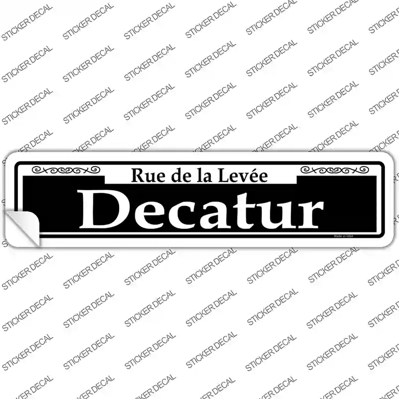 Decatur Novelty Narrow Sticker Decal | Smart Blonde