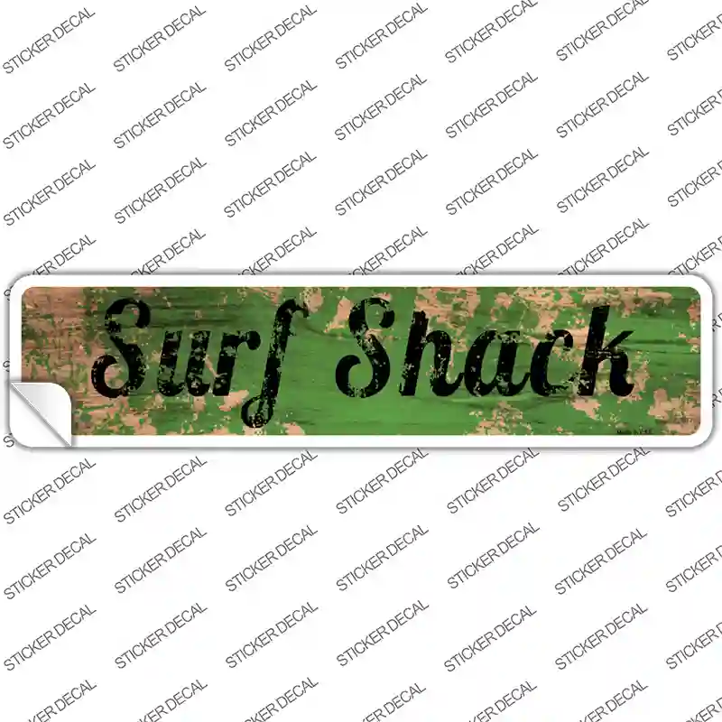 Surf Shack Novelty Narrow Sticker Decal | Smart Blonde