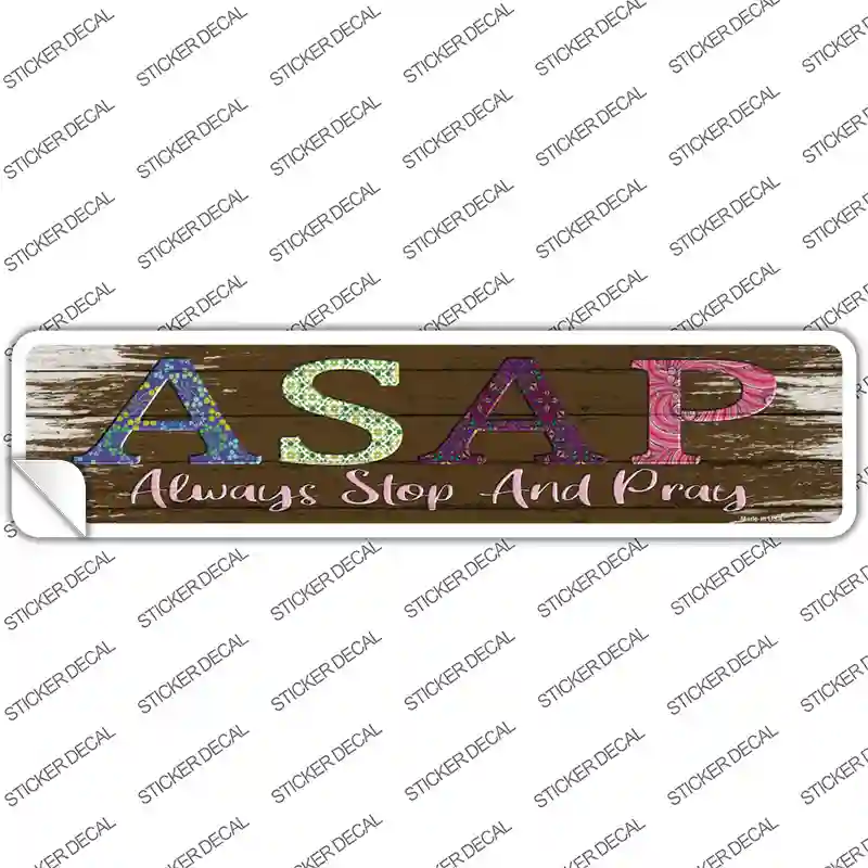 ASAP Novelty Narrow Sticker Decal | Smart Blonde