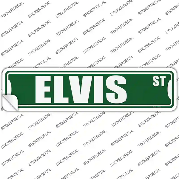 Elvis St Novelty Narrow Sticker Decal | Smart Blonde