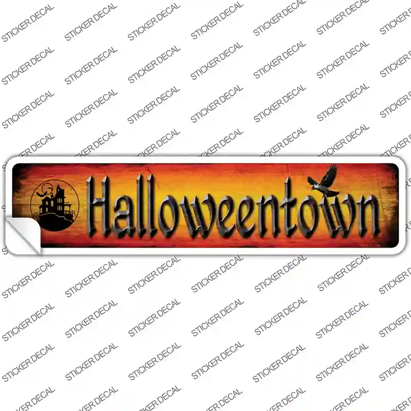 Halloweentown Novelty Narrow Sticker Decal | Smart Blonde