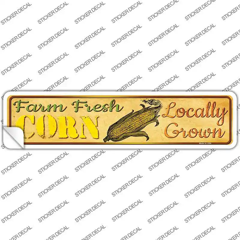 Farm Fresh Corn Novelty Narrow Sticker Decal | Smart Blonde