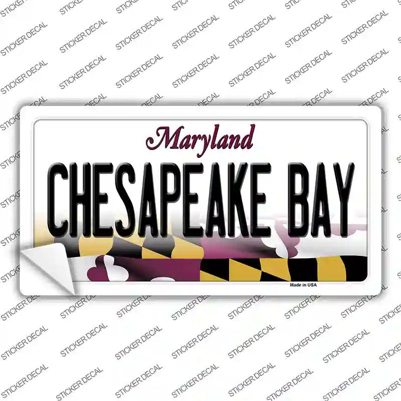 Chesapeake Bay Maryland Novelty Sticker Decal | Smart Blonde