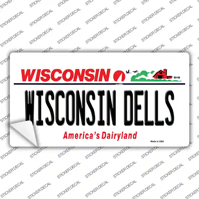 Wisconsin Dells Wisconsin Novelty Sticker Decal | Smart Blonde