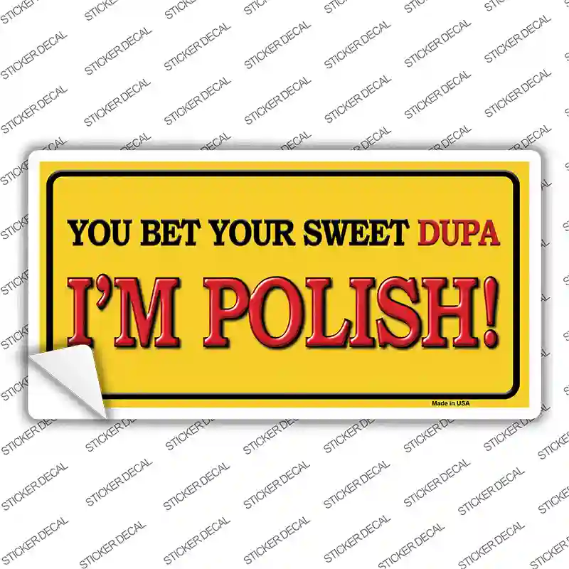 Im Polish Novelty Sticker Decal | Smart Blonde