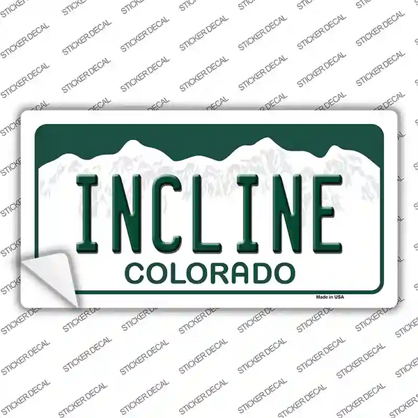 Incline Colorado Novelty Sticker Decal | Smart Blonde