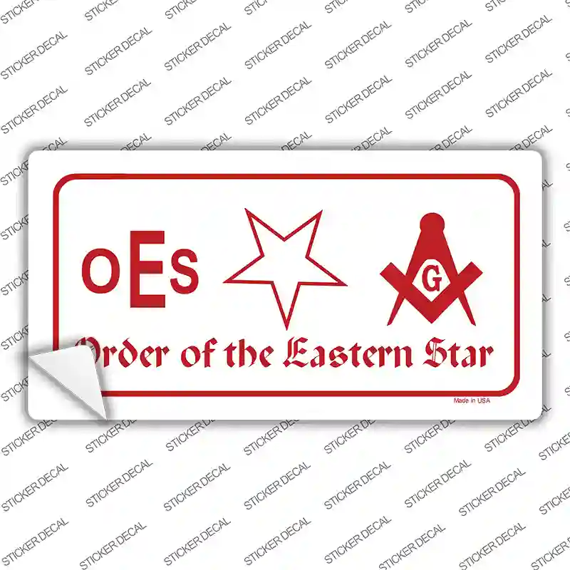 Order Of The Eastern Star Novelty Sticker Decal | Smart Blonde