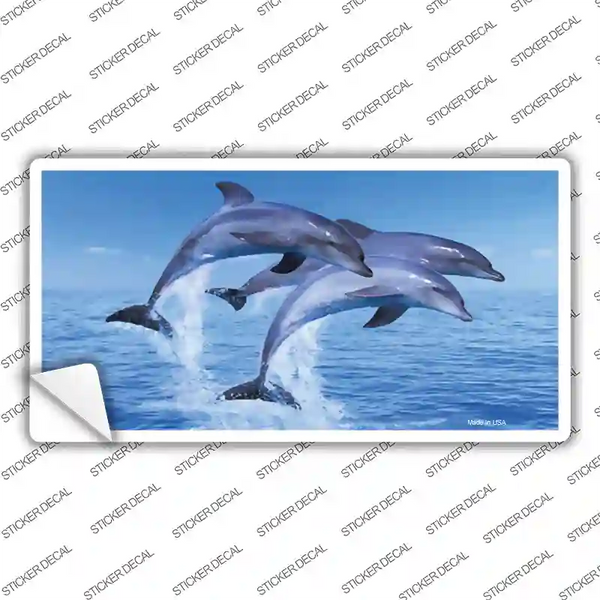 Dolphins Novelty Sticker Decal | Smart Blonde