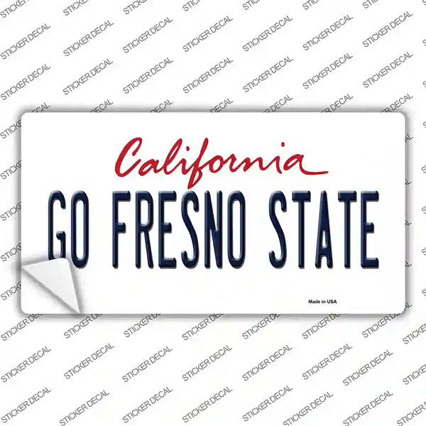 Go Fresno State Novelty Sticker Decal | Smart Blonde