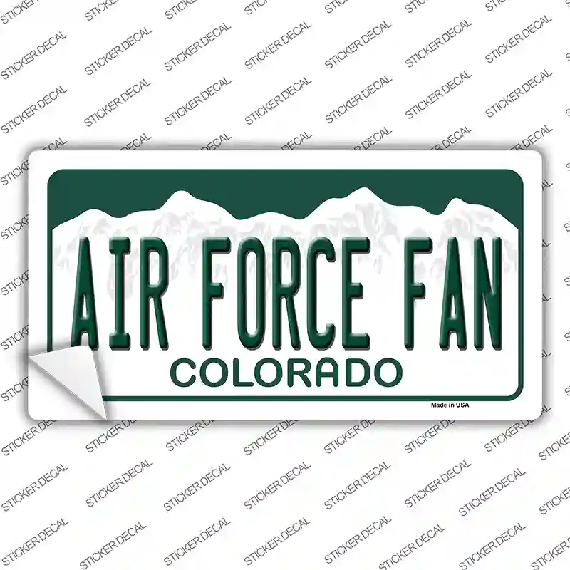 Air Force Fan Novelty Sticker Decal | Smart Blonde