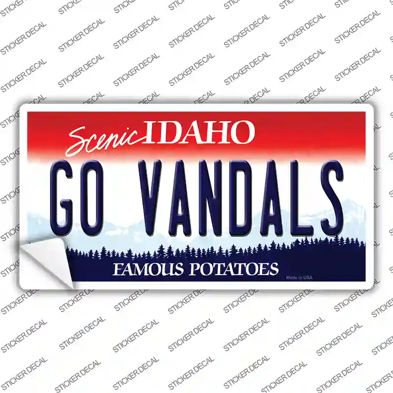 Go Vandals Novelty Sticker Decal | Smart Blonde